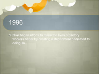 Nike timeline | PPTX