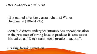 organic reaction | PPTX