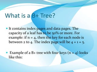 Nikhat b+ trees ppt | PPTX