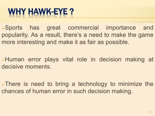 HAWK-EYE TECHNOLOGY | PPTX