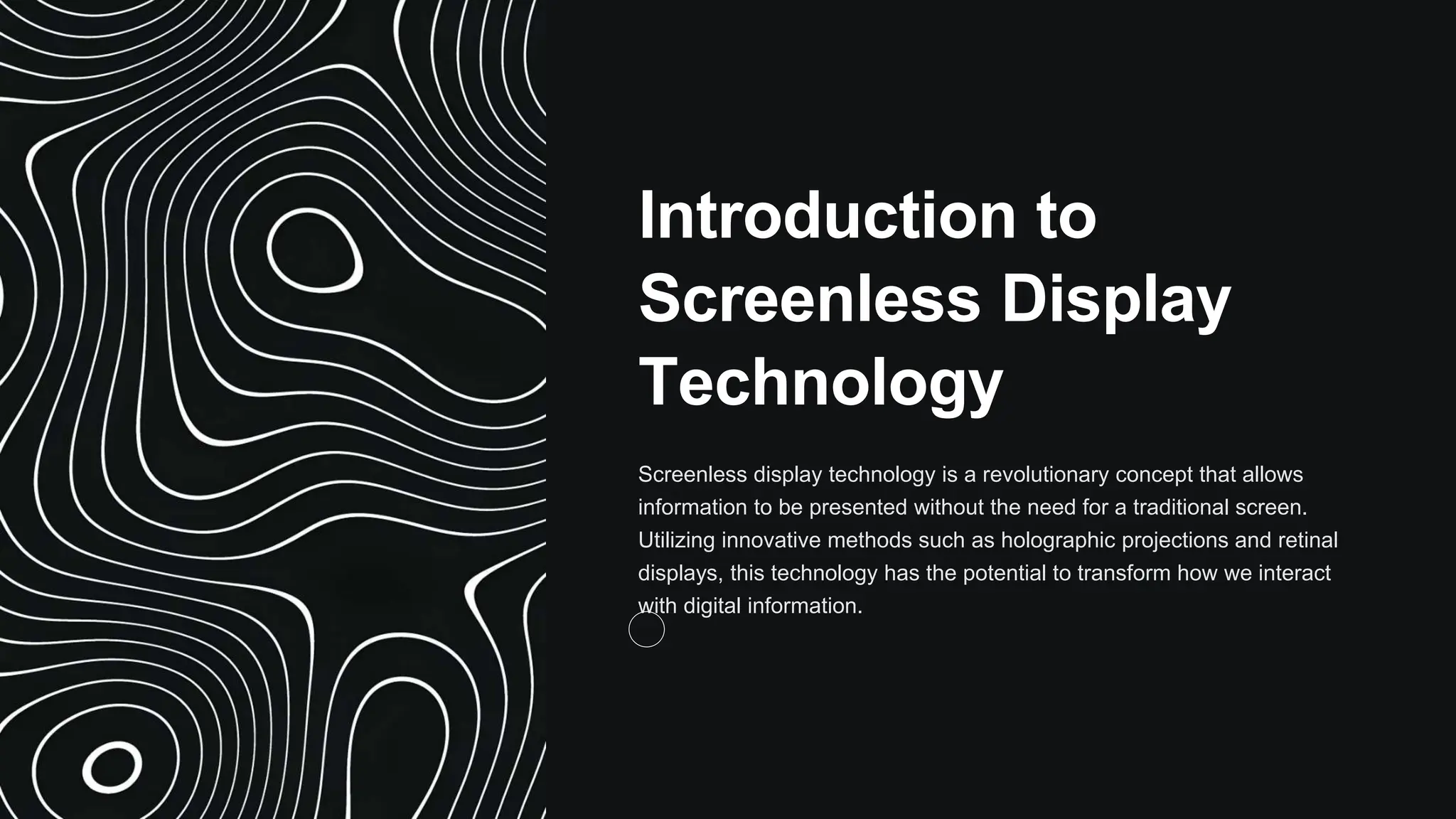 Screenless technology ppt for students s | PPTX