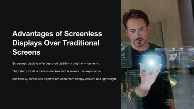 Screenless technology ppt for students s | PPTX | Augmented Reality ...