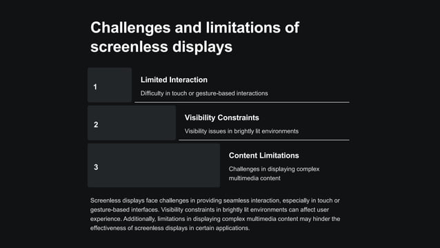 Screenless technology ppt for students s | PPTX | Augmented Reality ...