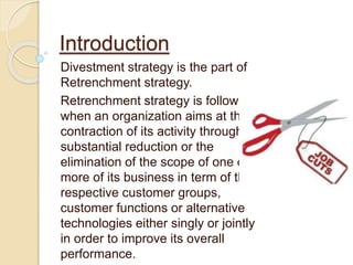 Divestment Strategy | PPTX