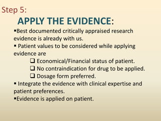 Evidence based medicine | PPTX