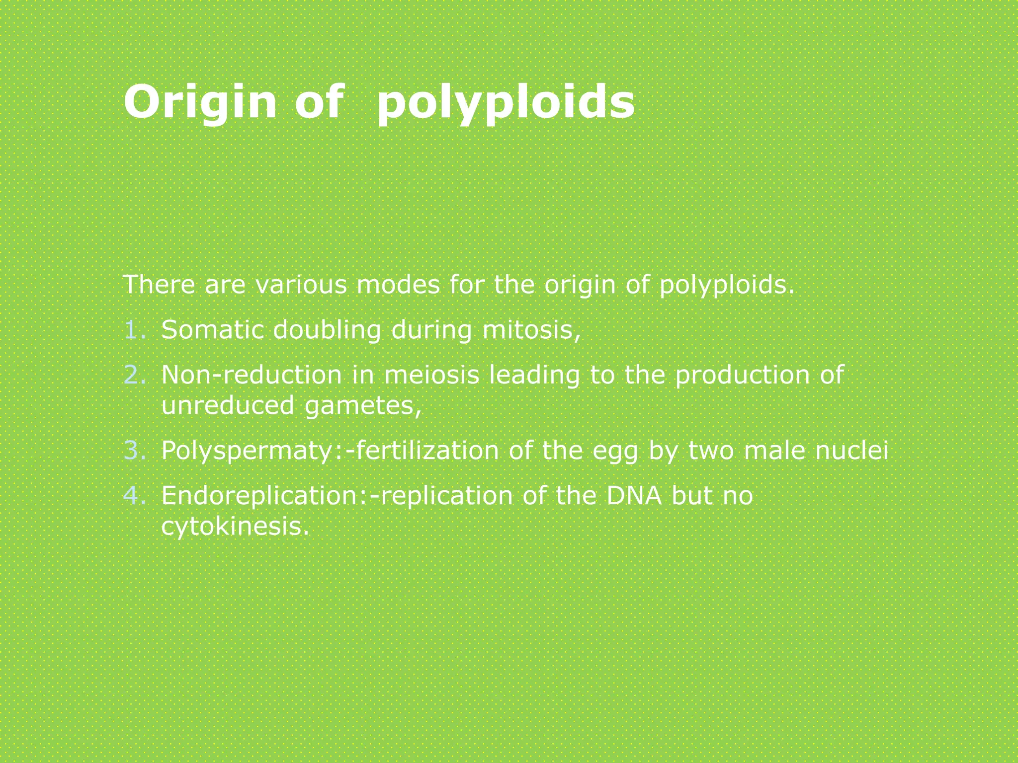 polyploid Breeding | PPTX