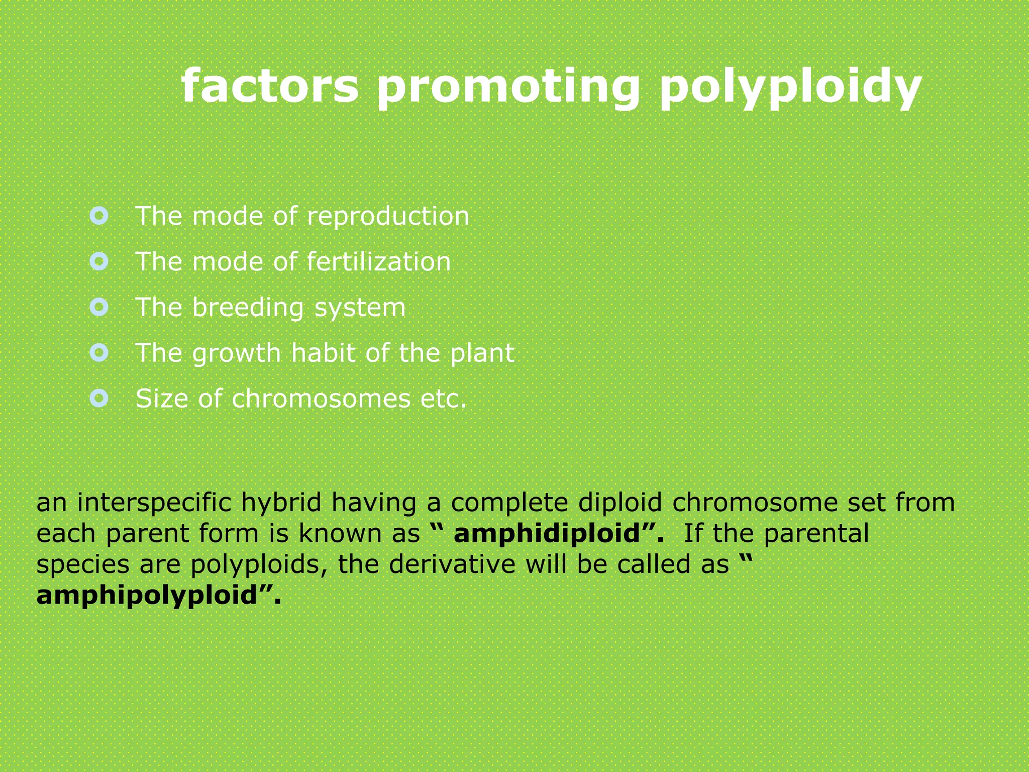 polyploid Breeding | PPTX