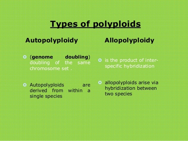 polyploid Breeding