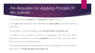 RES JUDICATA | PPTX