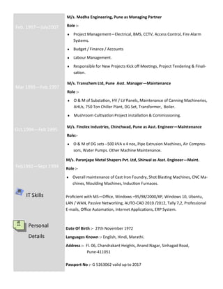 MEP - Electrical Enginner | PDF