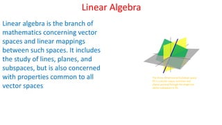 Linear Algebra's Applications | PPTX
