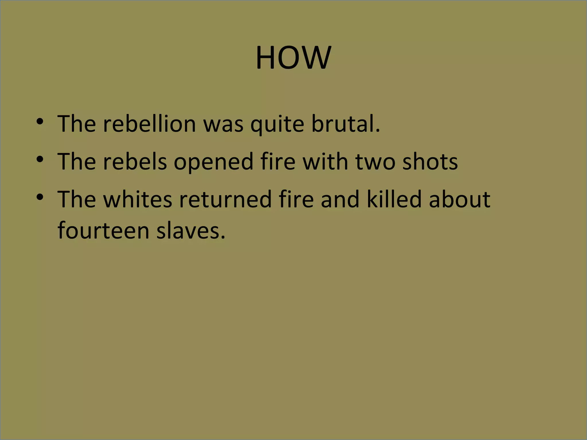 Stono Rebellion | PPT
