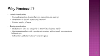 a detailed study on femtocell, | PPTX
