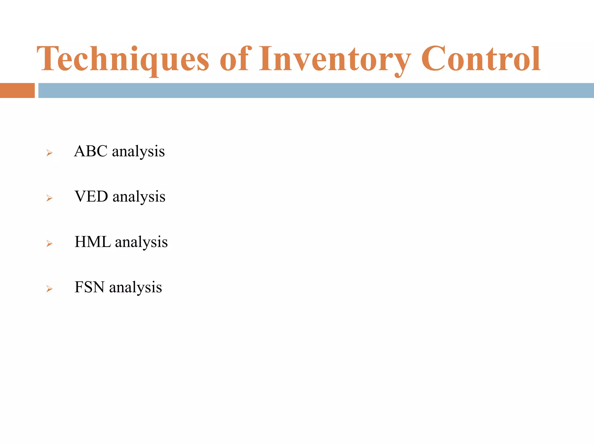 inventory management m pharmacy notes scop satara | PPTX