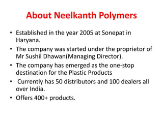 Presentation on a company | PPTX | Household Supplies | Shopping