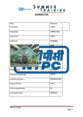 Nikhil kumar project report ON NTPC KANTI | DOCX