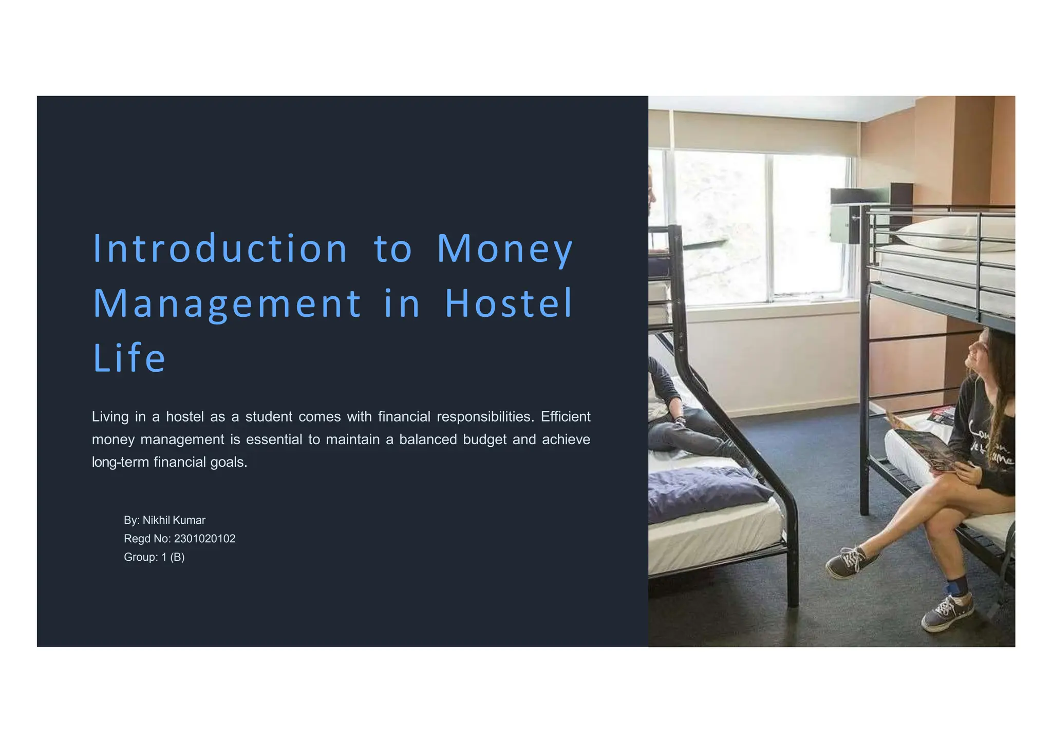 Money Management in hostel life for collage student | PPTX