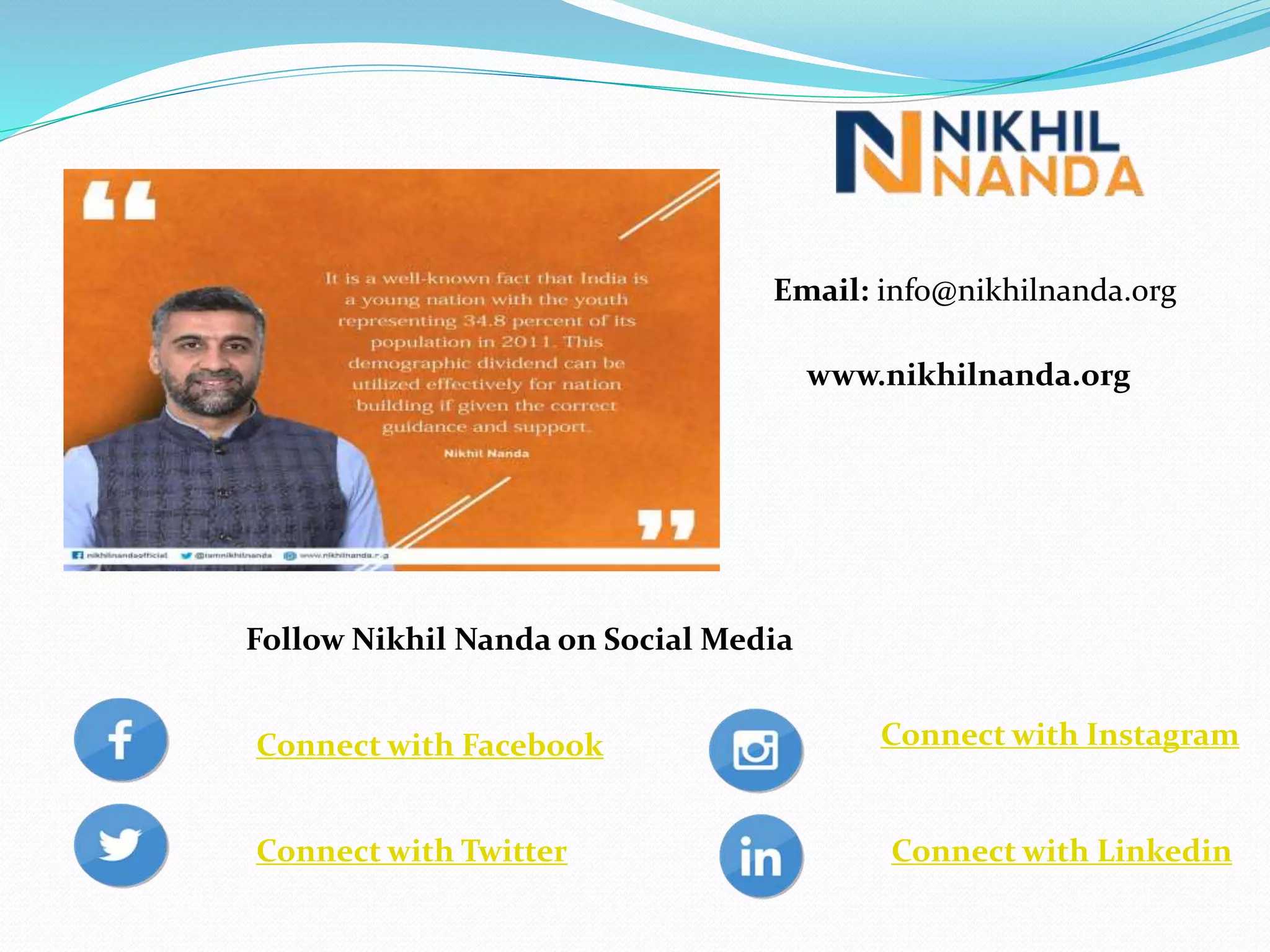 Nikhil nanda's contribution in clean temple campaign | PPTX