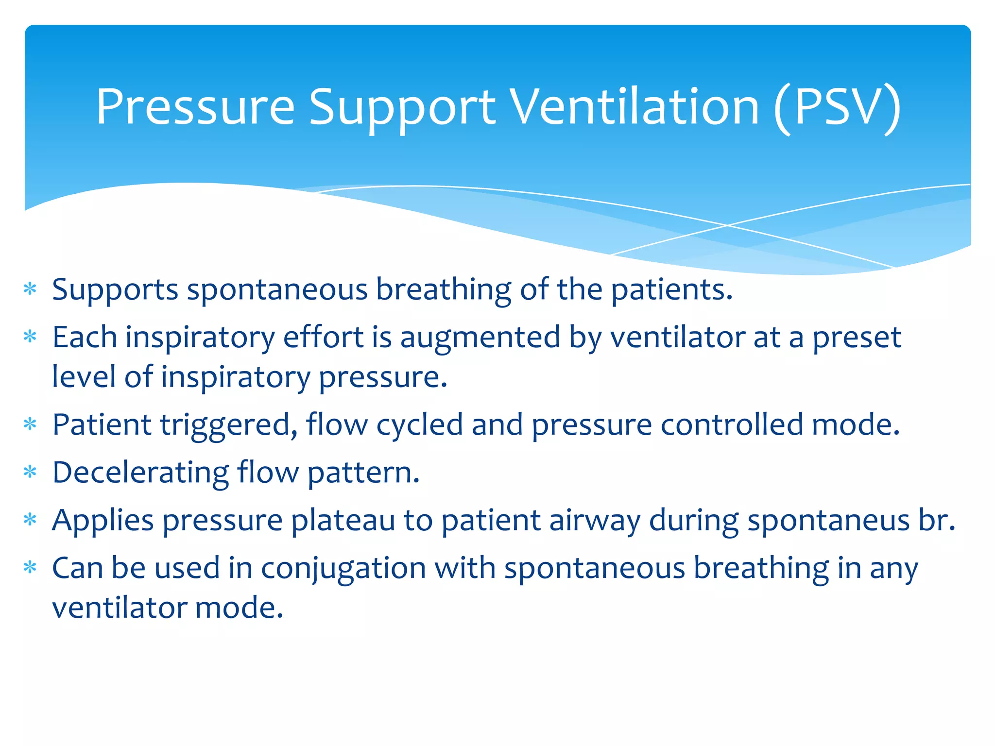 modes of ventilation | PPTX