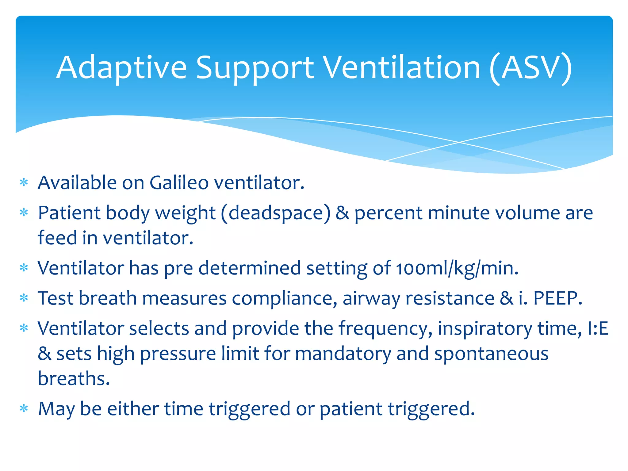 modes of ventilation | PPTX