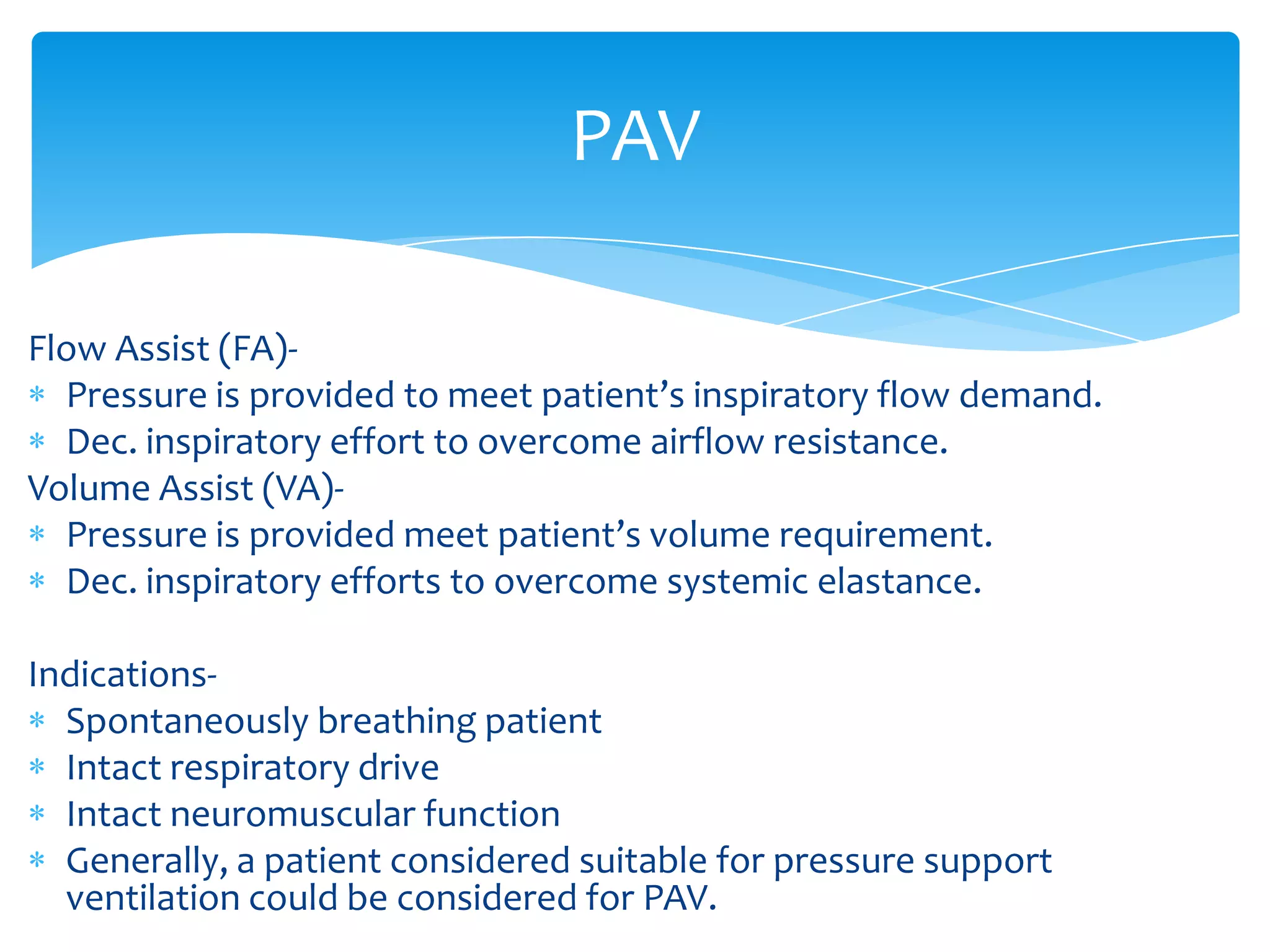 modes of ventilation | PPTX