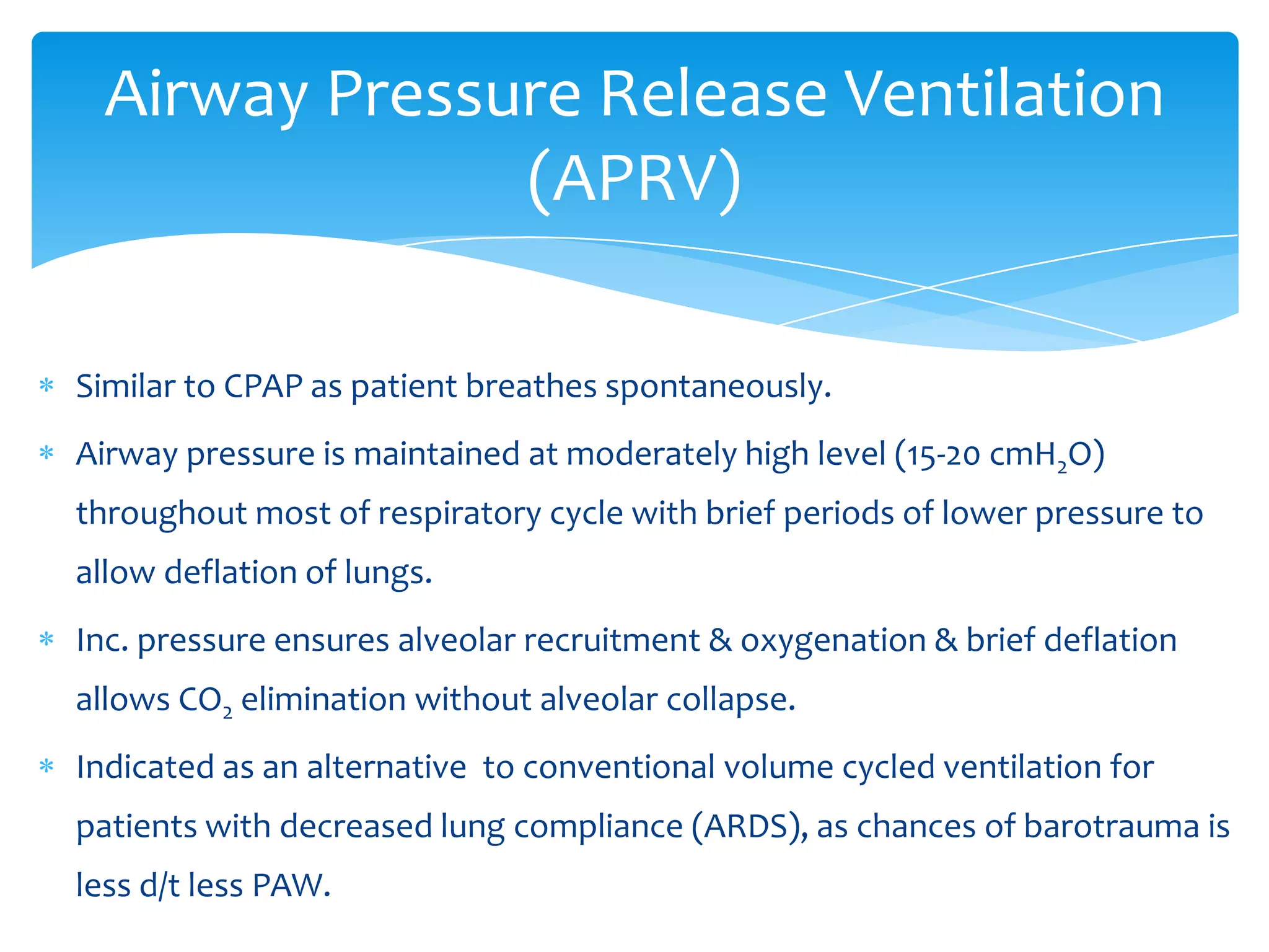 modes of ventilation | PPTX