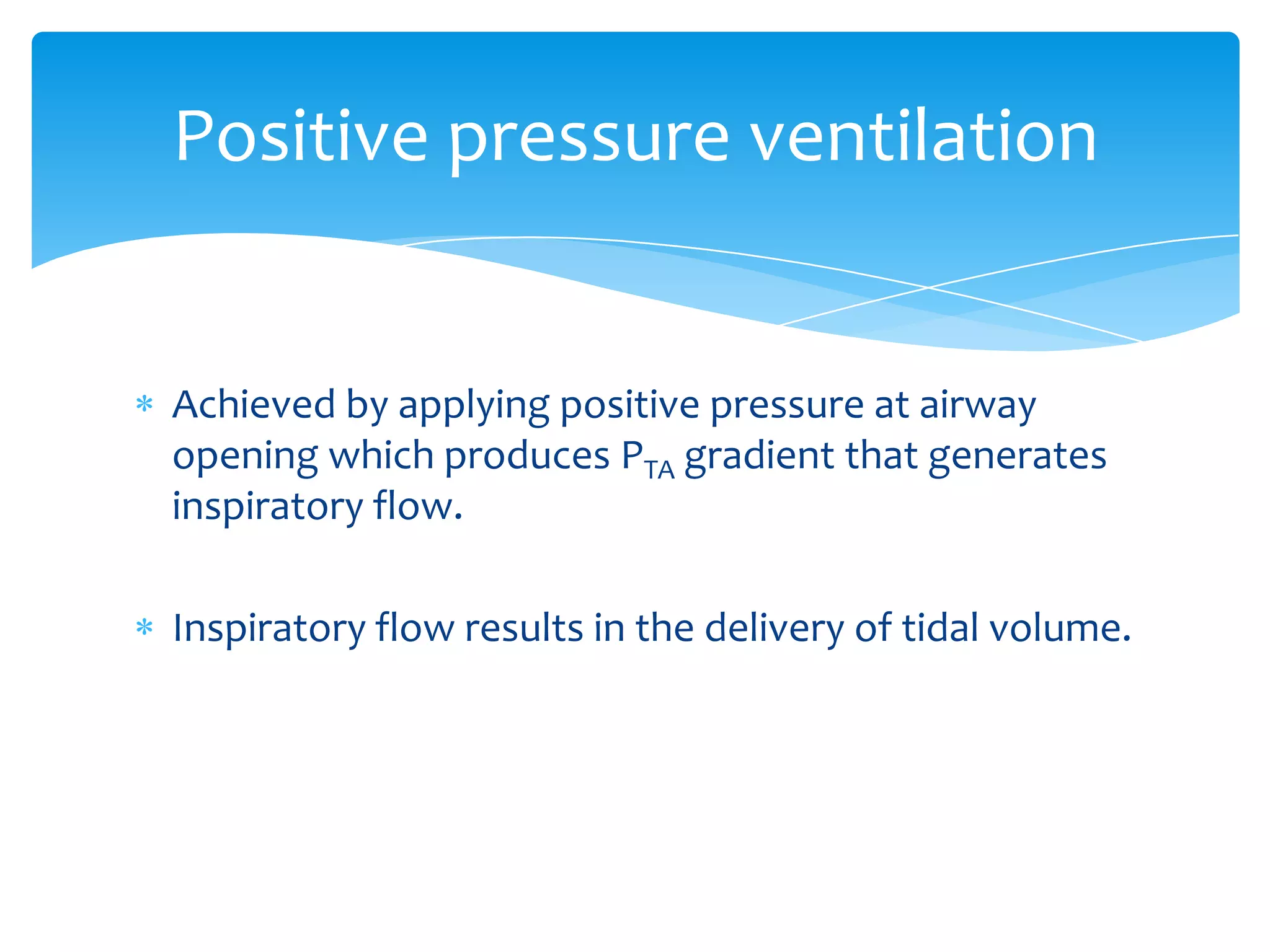modes of ventilation | PPTX