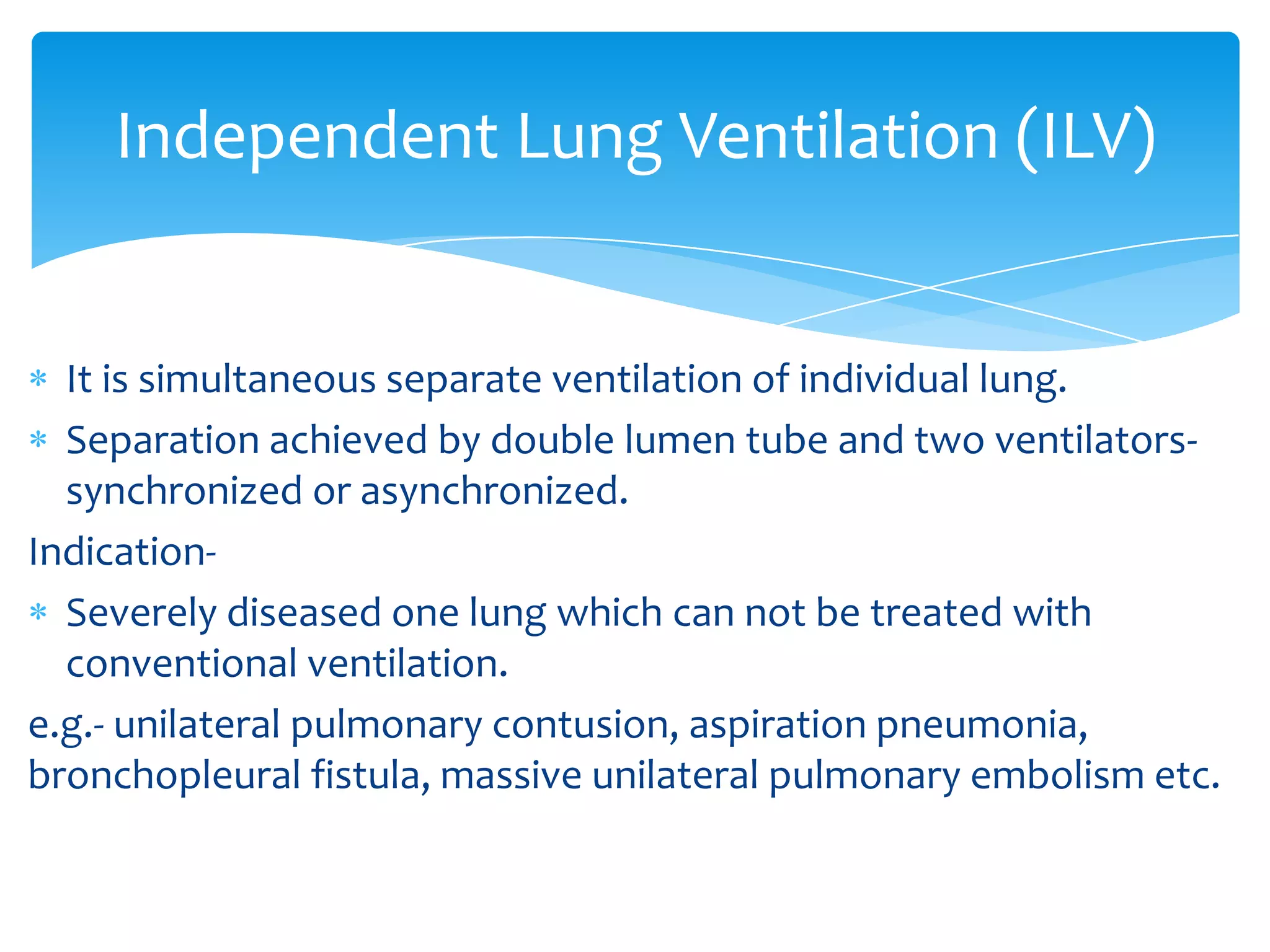 modes of ventilation | PPTX