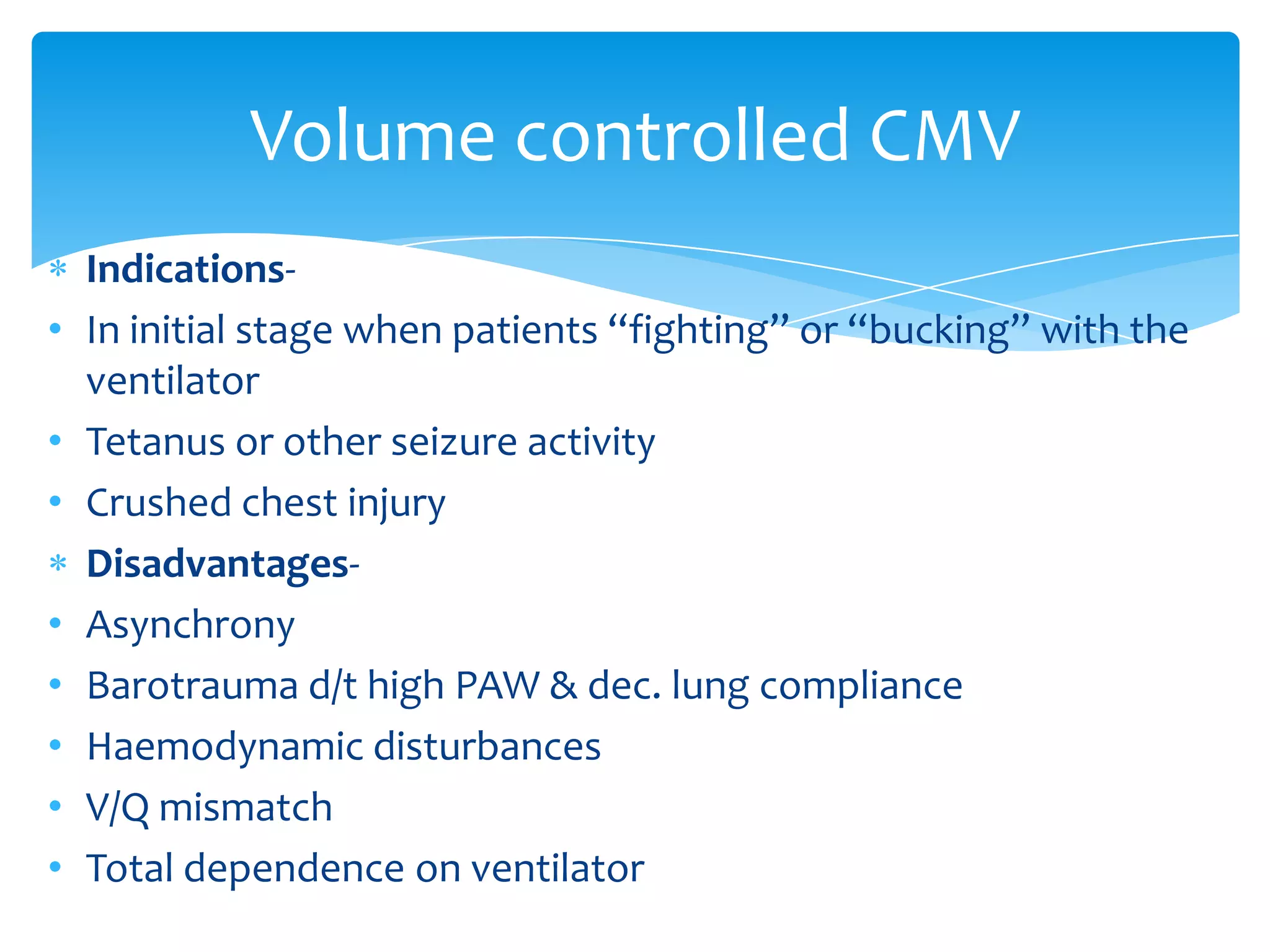 modes of ventilation | PPTX