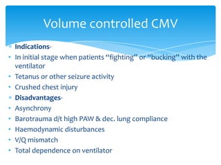 modes of ventilation | PPTX
