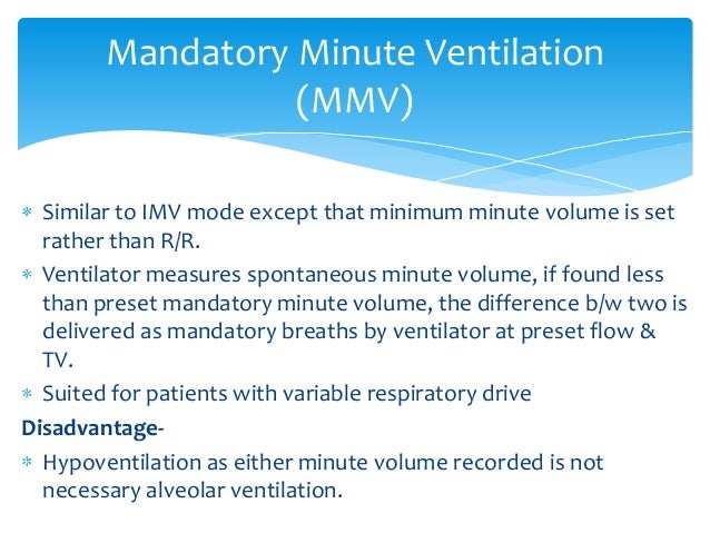 modes of ventilation