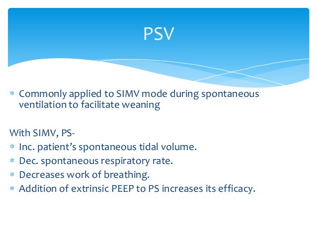 modes of ventilation