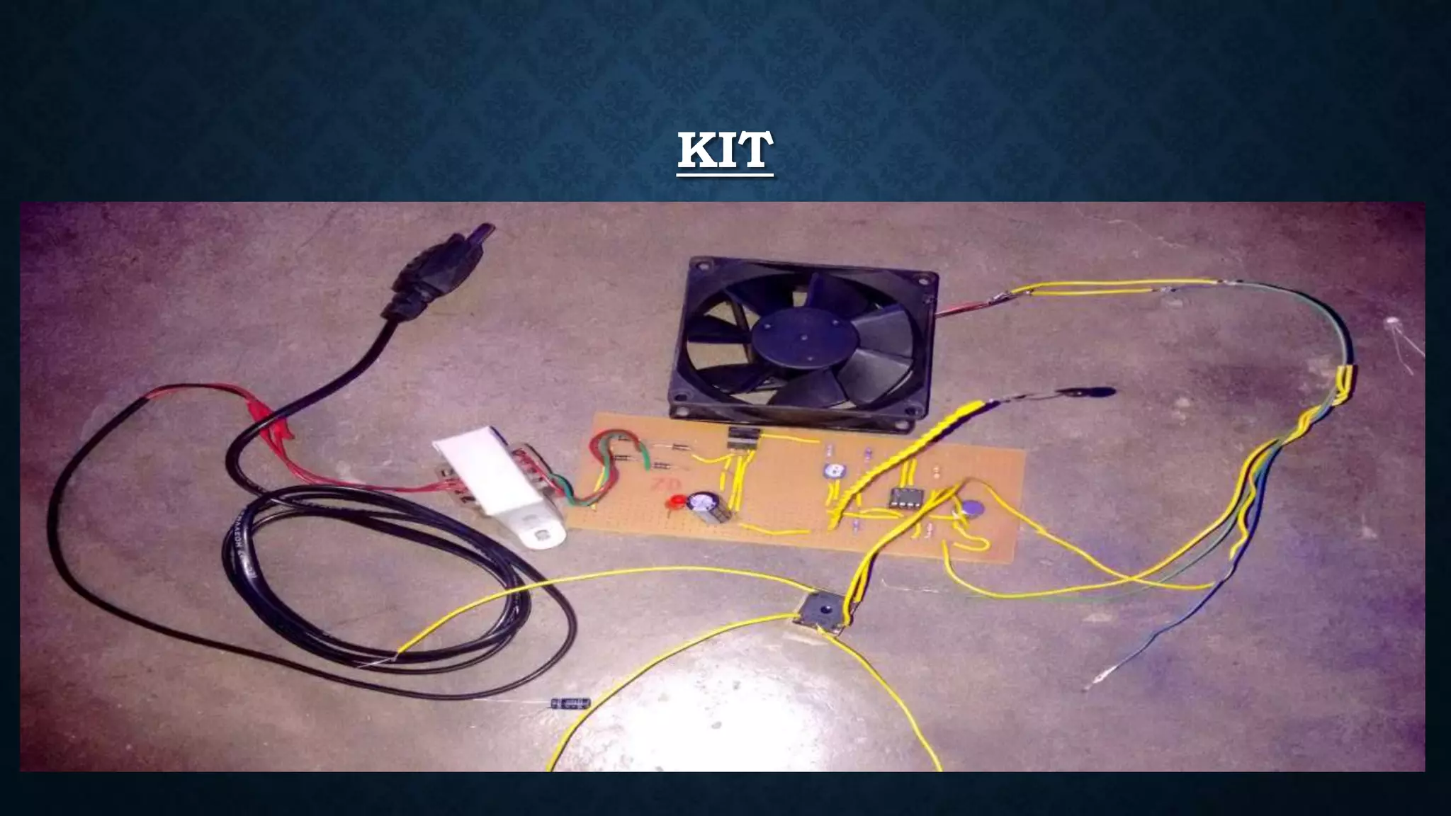 Automatic fan controller based on room temperature | PPTX