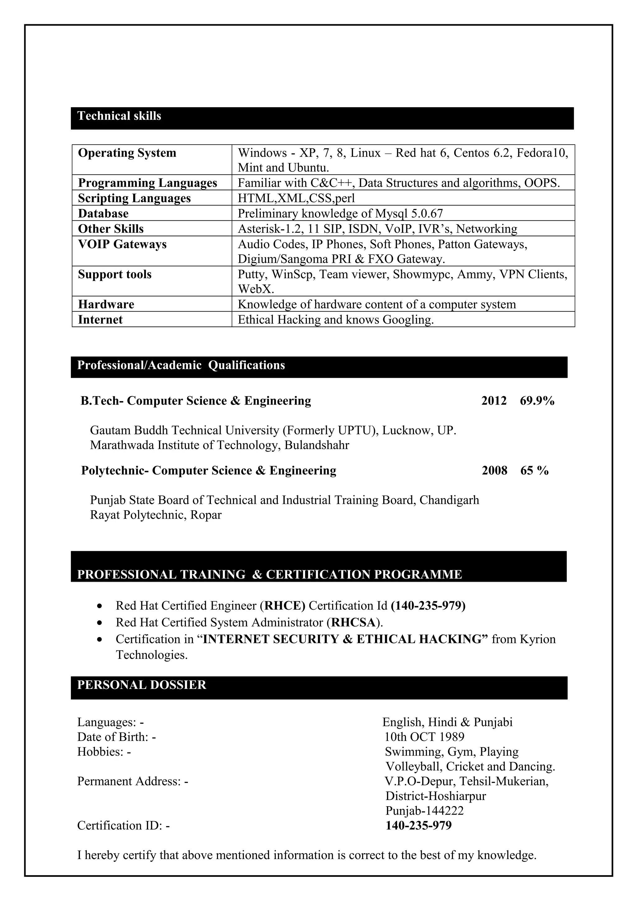 Nikhil resume | DOC