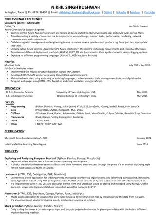 Nikhil resume | PDF