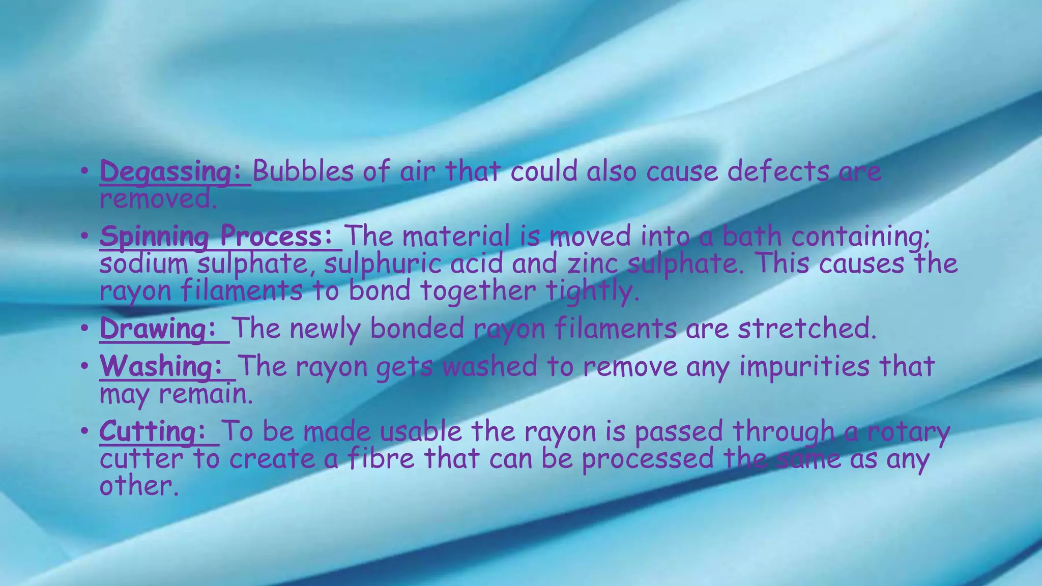 Rayon-The first man made fiber | PPTX