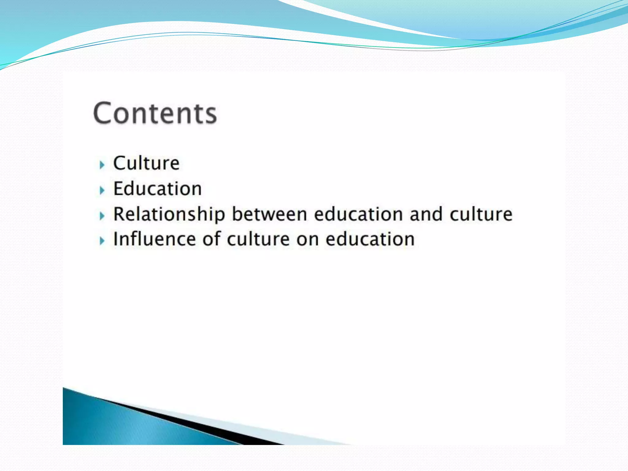 Impact of Culture on Education | PPTX