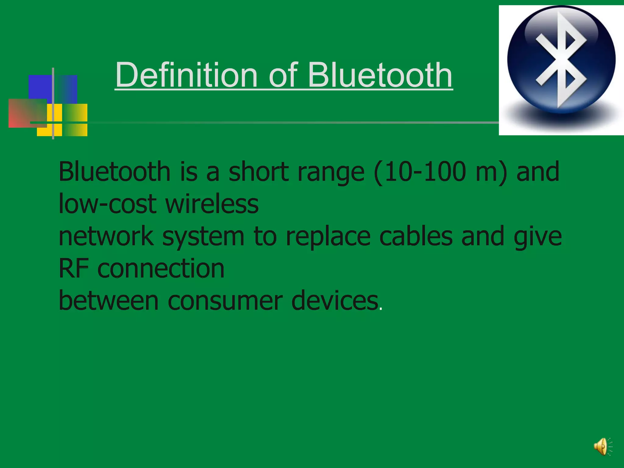 Definition of Bluetooth | PPT