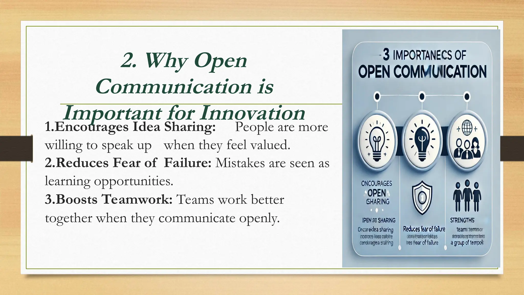 Enhance Innovation Through Open Communication | PPT