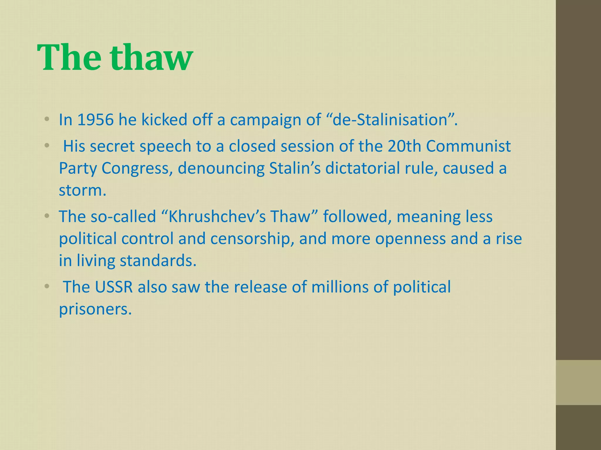 Nikita khrushchev | PPTX
