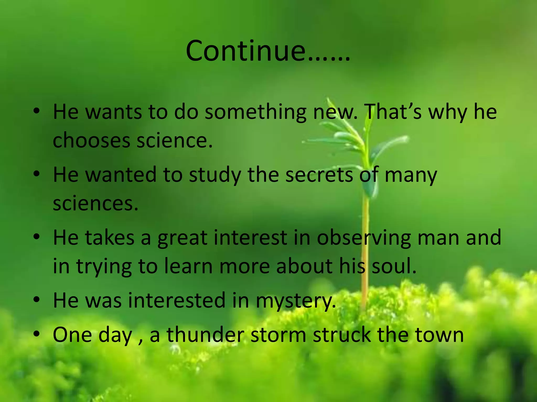 Character Of Victor Frankenstein Ppt