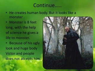 Character Of Victor Frankenstein | PPT