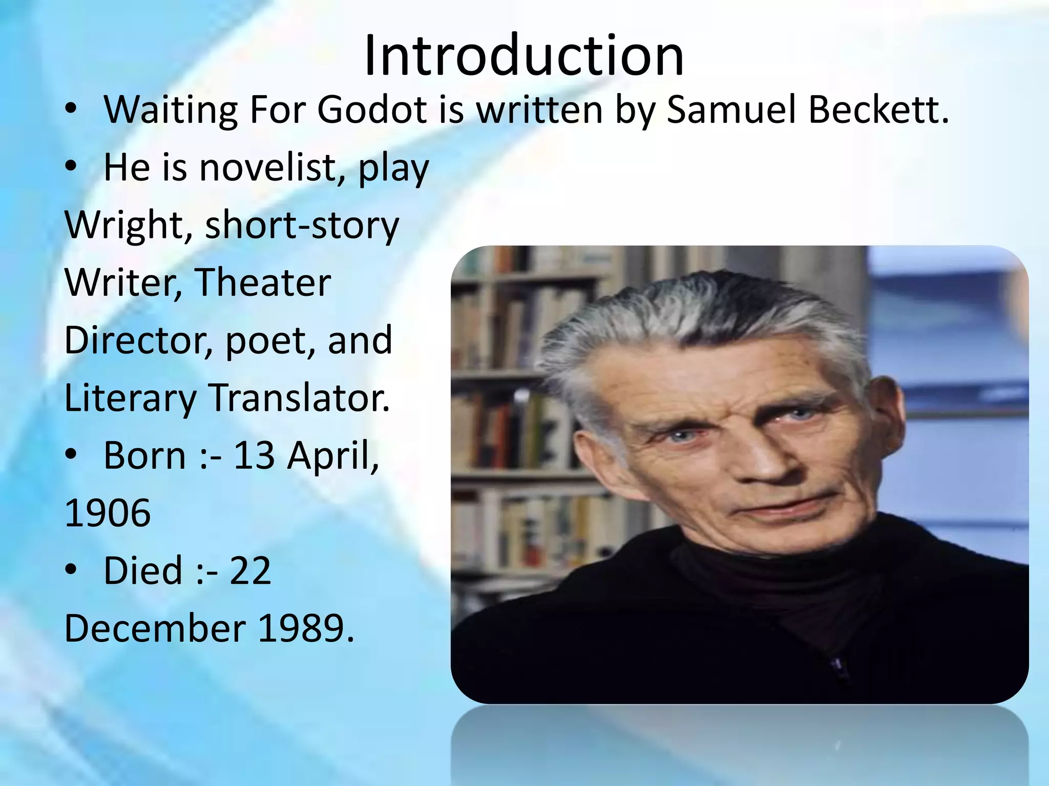 Themes Of Waiting For Godot | PPTX