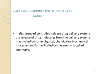 Rate controlled drug delivery system | PPTX
