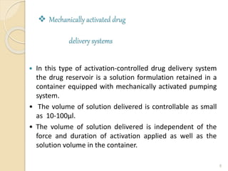 Rate controlled drug delivery system | PPTX
