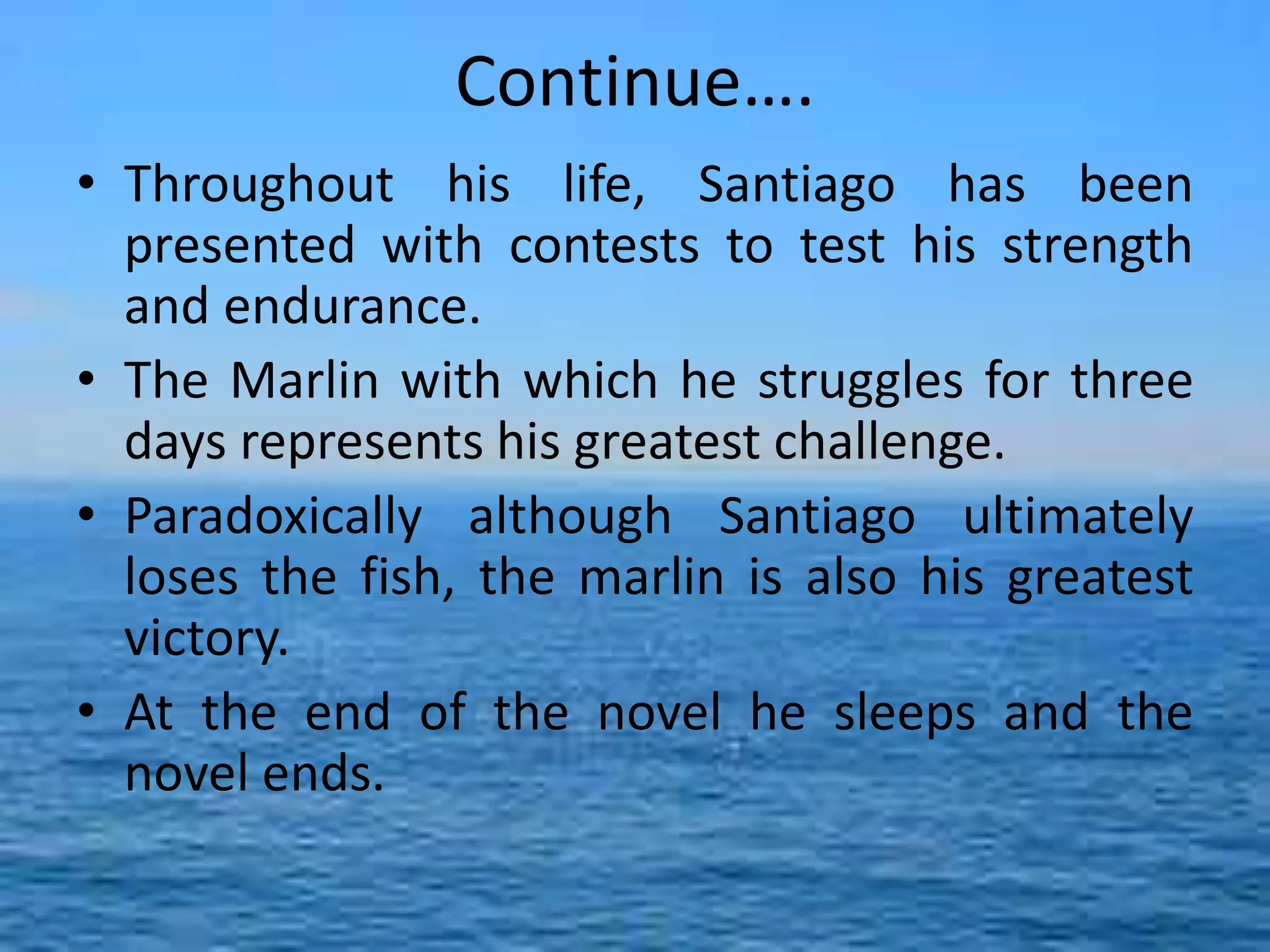 Comparison between Moby Dick and Old Man and The Sea | PPTX