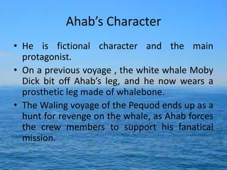 Comparison between Moby Dick and Old Man and The Sea | PPTX