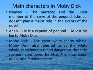 Comparison between Moby Dick and Old Man and The Sea | PPTX