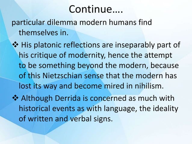 Derrida and Deconstruction | PPTX | Fine Art