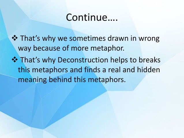 Derrida and Deconstruction | PPTX | Fine Art